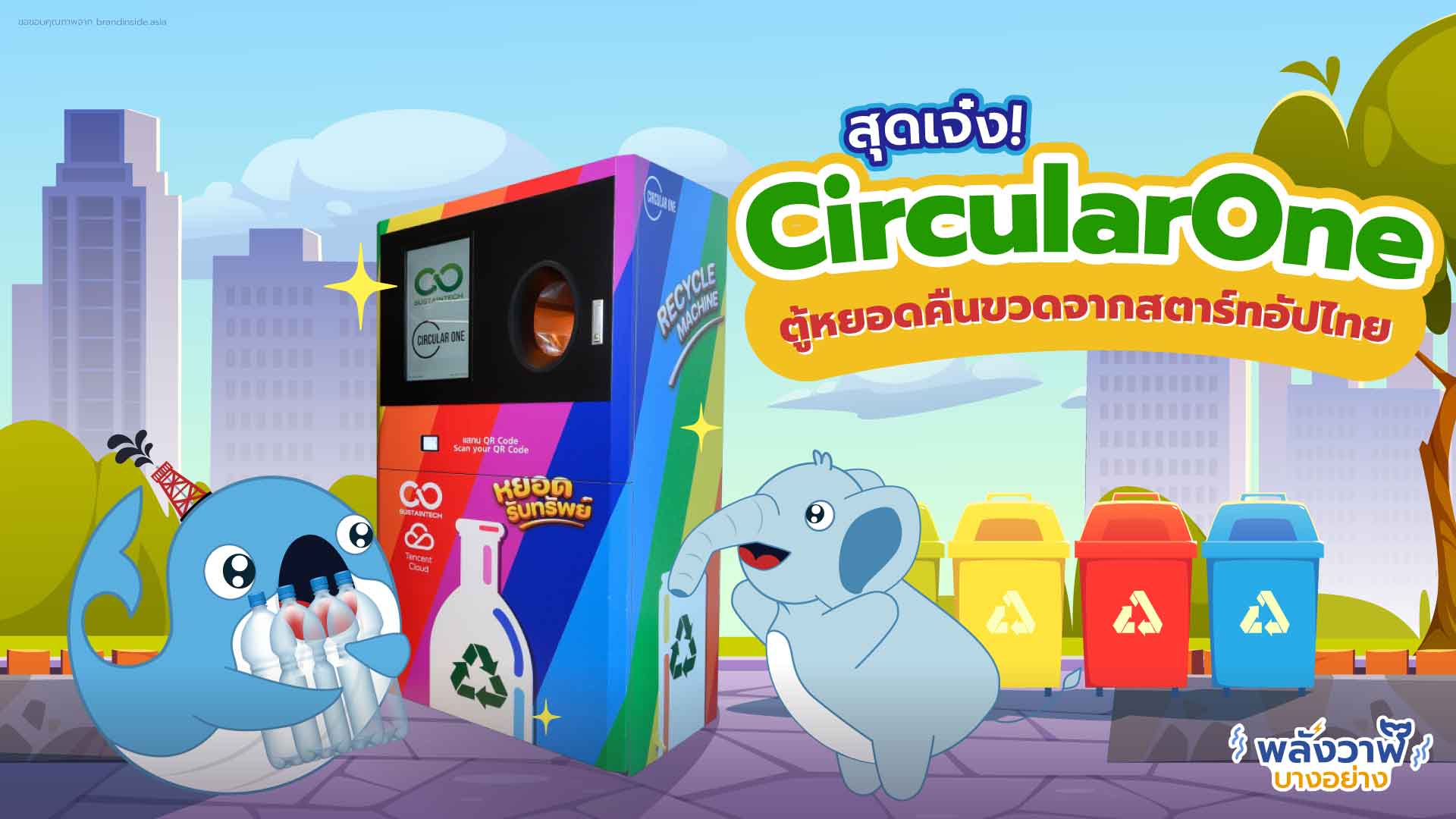 สุดเจ๋ง CircularOne ตู้หยอดคืนขวดจากสตาร์ทอัปไทย | Whale Energy Station